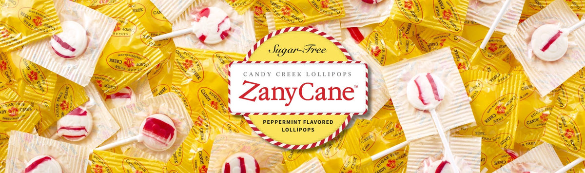 Sugar-Free Zany Cane Peppermint Lollipops – candycreek.com