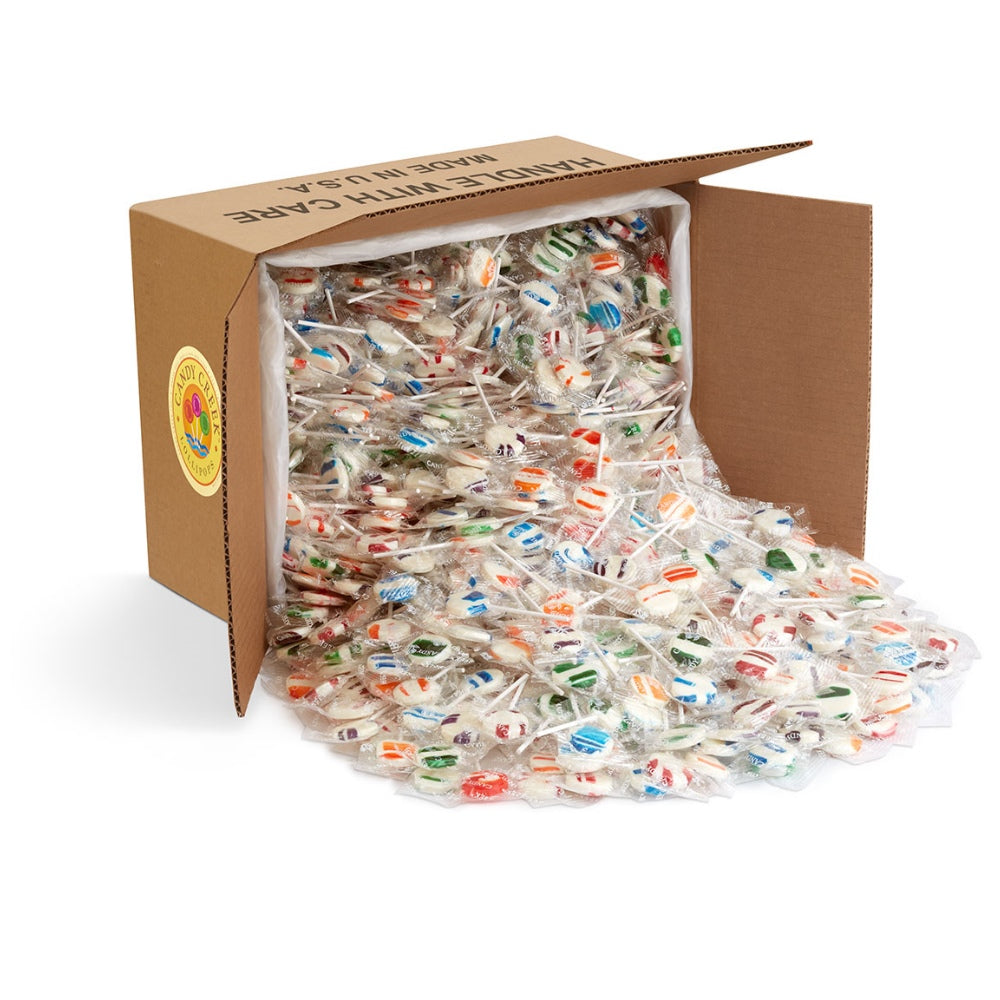 Fruit Zanys Lollipops, Bulk 15 lb. Carton – candycreek.com